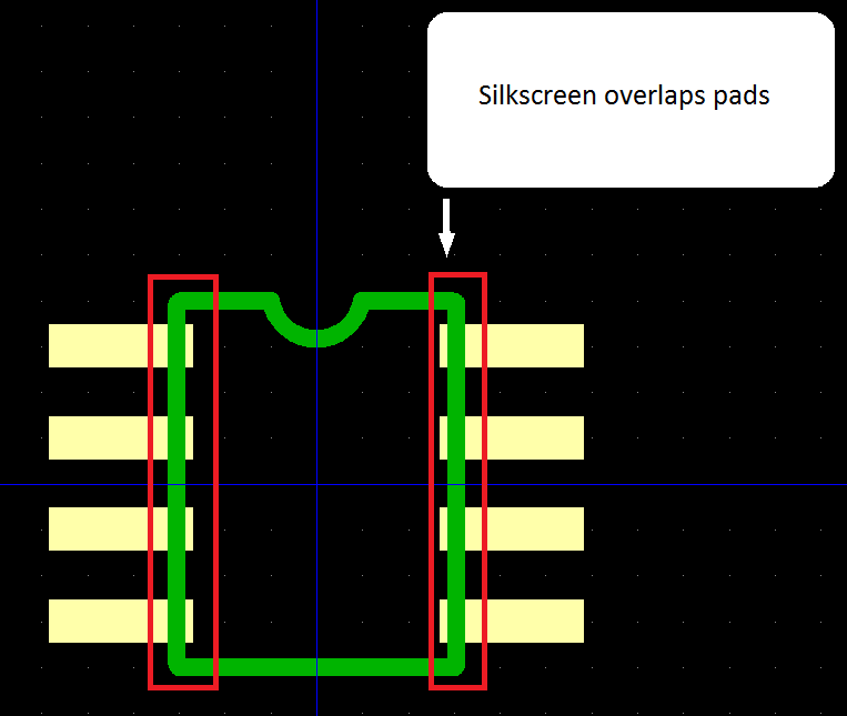 Handling Silkscreen Over Component Pads | MacroFab